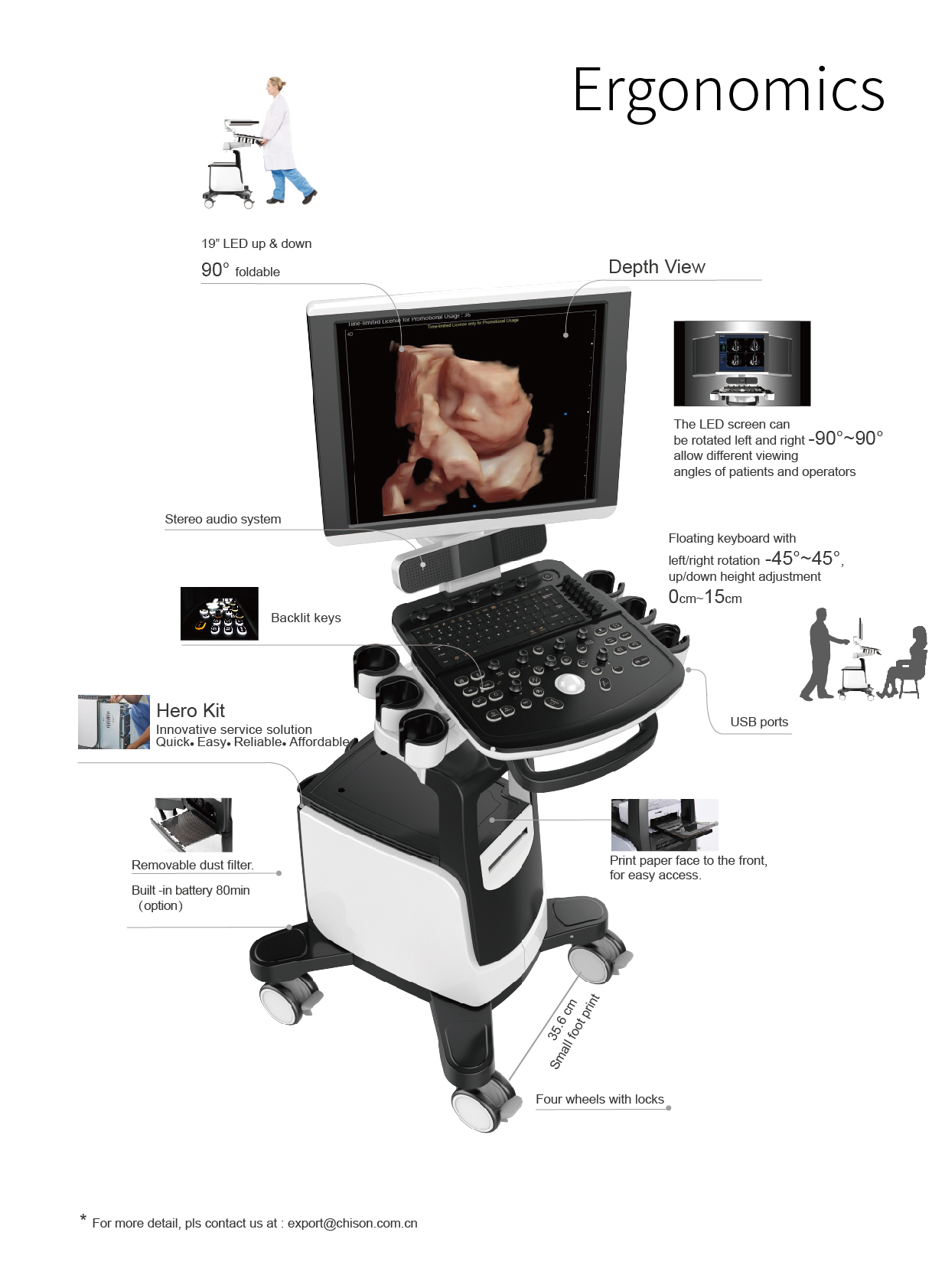 Chison QBit 9 Smart Ultrasound - margpharma.com
